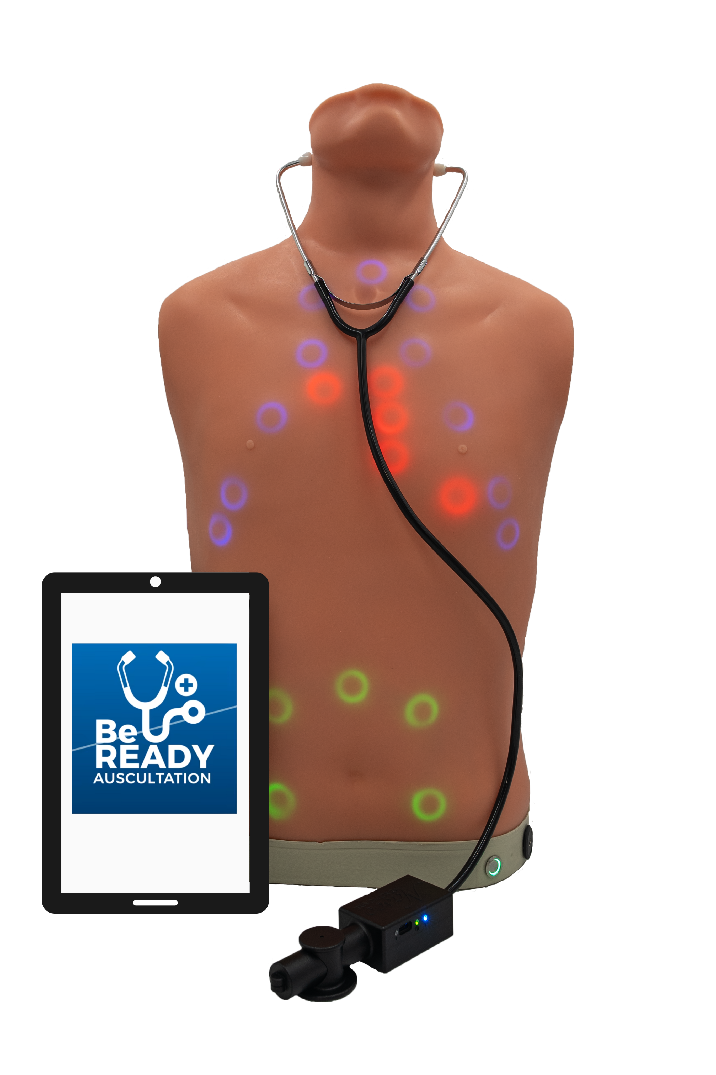 Nasco Healthcare Auscultation Trainer 2.0 with iPad & SmartScope 2.0 ...