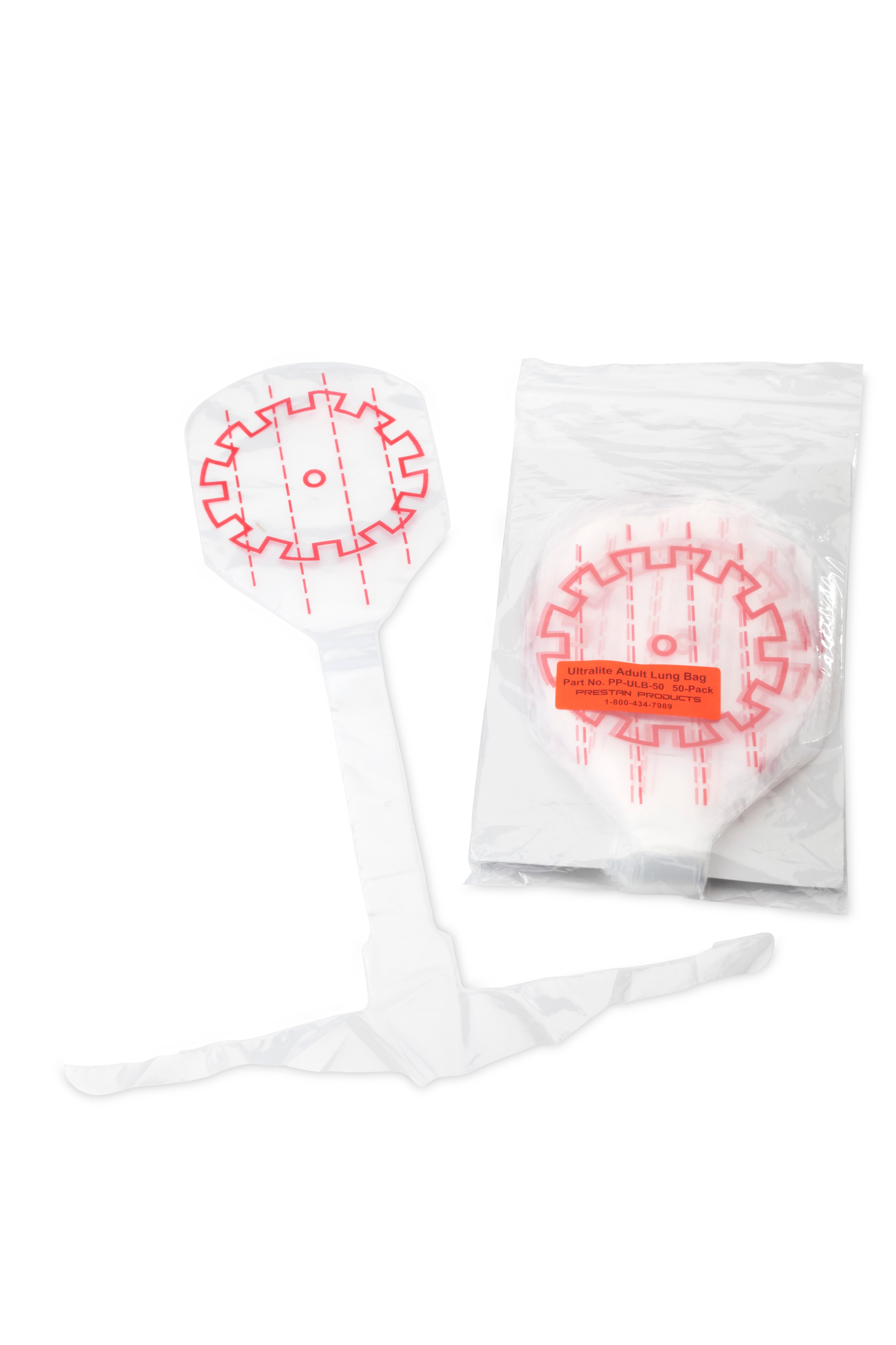 Prestan Ultralite Face-Shield/Lung-Bags, 50-Pack [SKU: PR00078] – Nasco ...