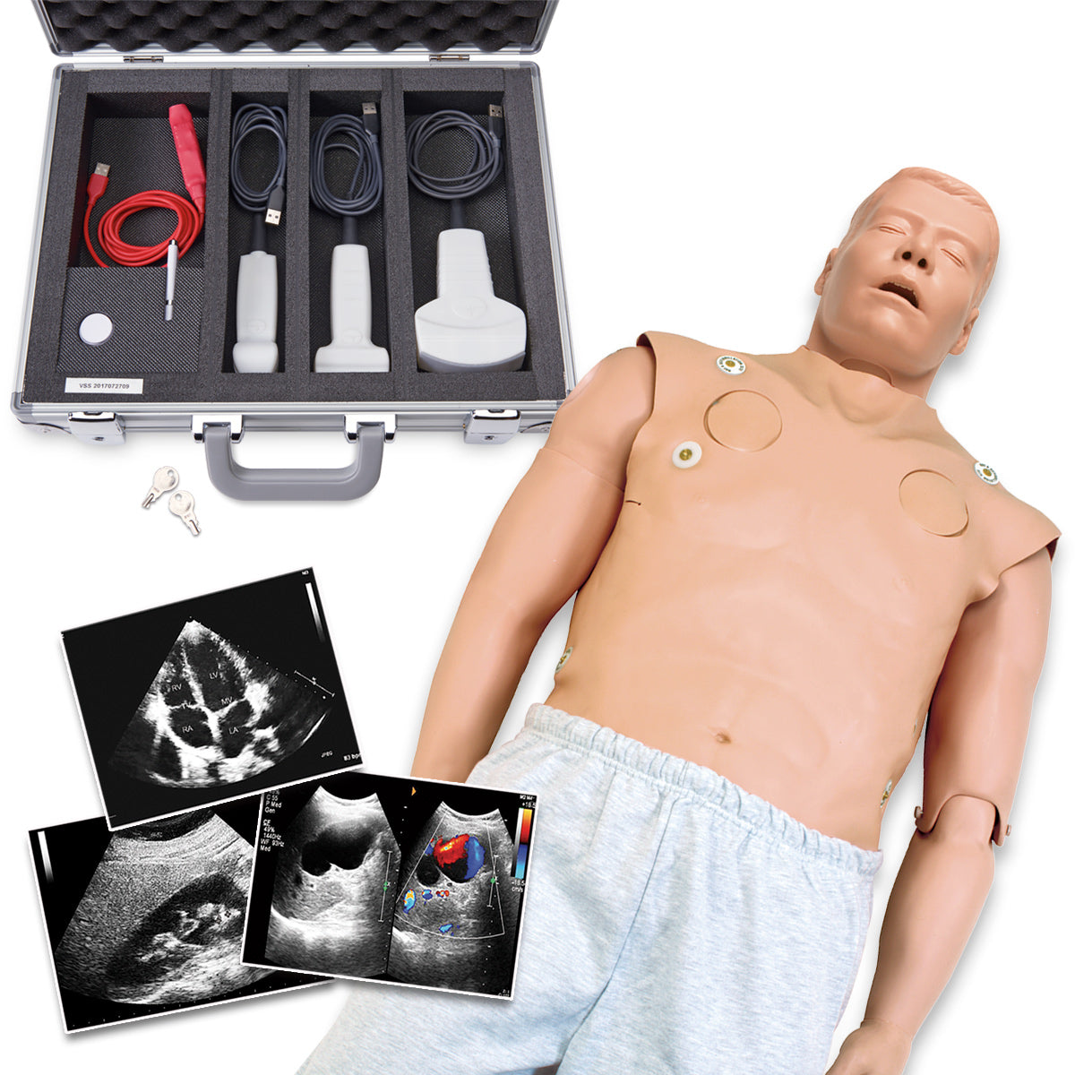STAT Manikin with VausSim™ Ultrasound Simulator [SKU: 101-7530] – Nasco ...