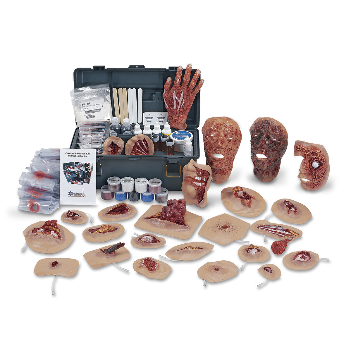 Xtreme Trauma Deluxe Moulage Kit [SKU: 800-028] – Nasco Healthcare