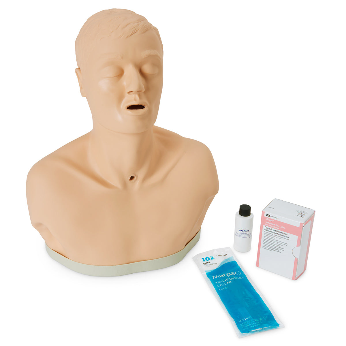 Life/form® Adult Patient Education Tracheostomy Care Manikin [SKU: LF0 ...