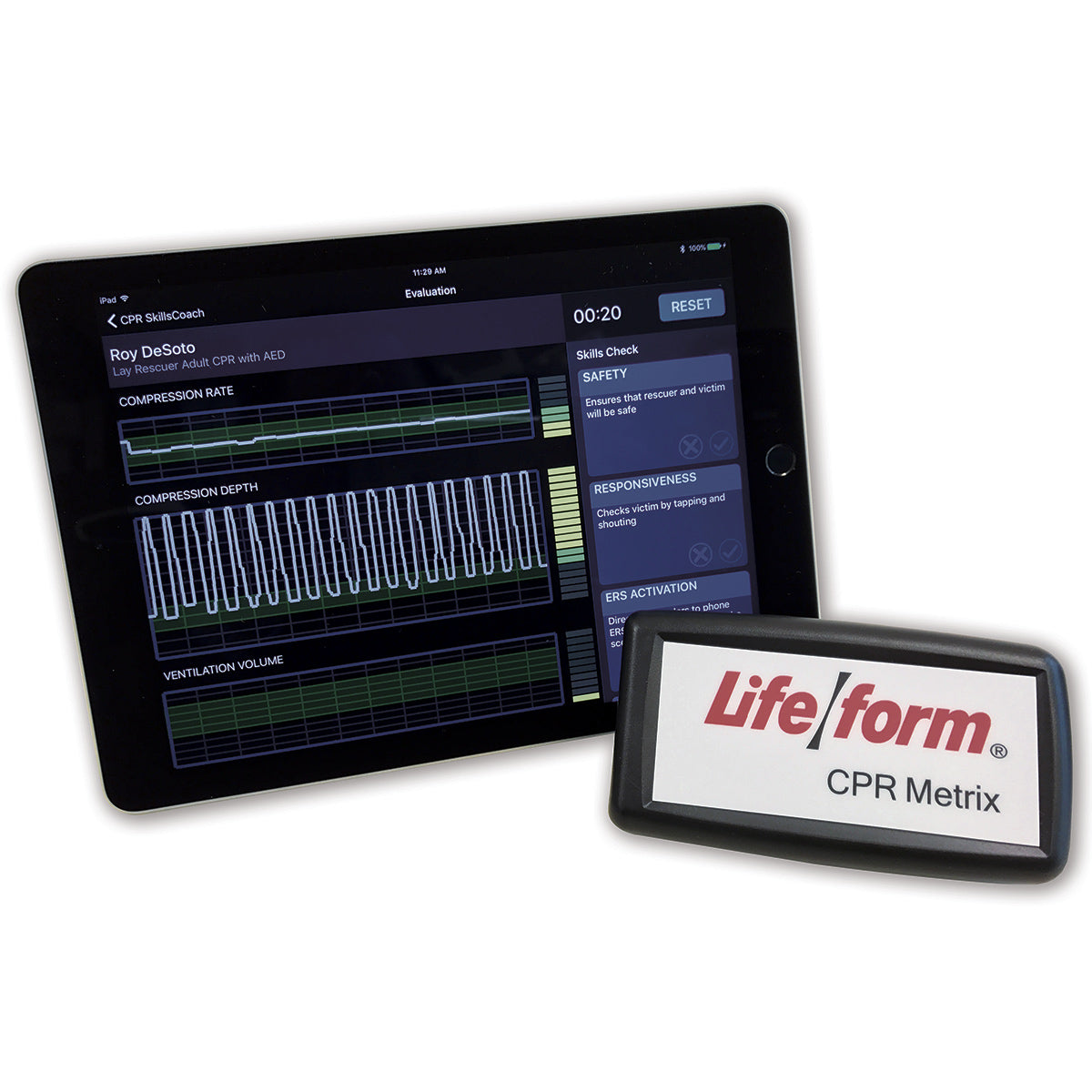Life/form® CPR Metrix Control Box and iPad® [SKU: LF03406] – Nasco ...