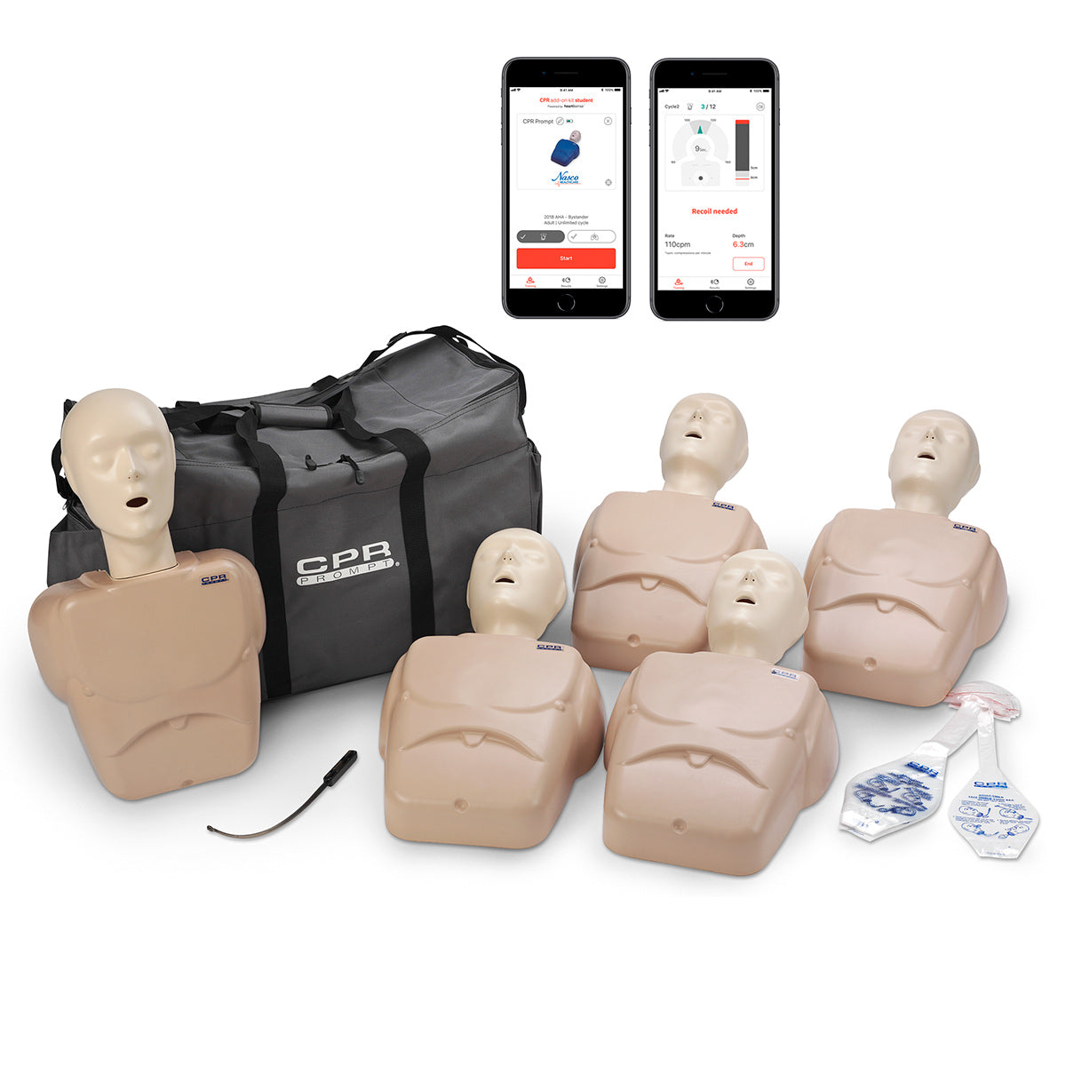 CPR Prompt® Plus 5-Pack powered by Heartisense® - Tan [SKU: LF06102 A ...
