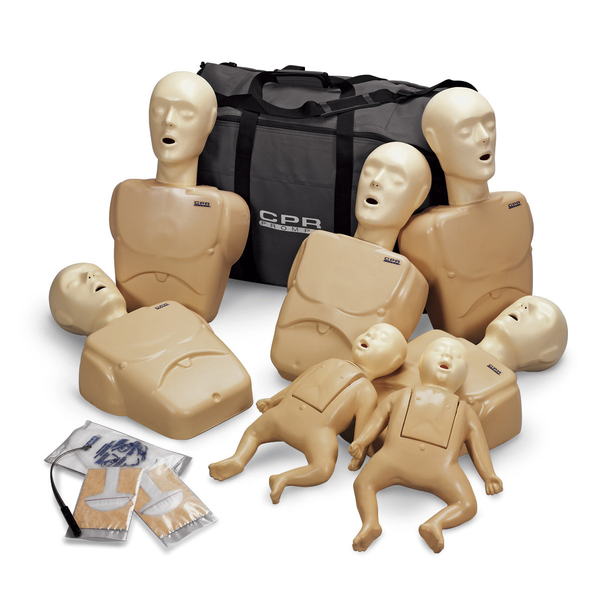 CPR Prompt® TPAK 700T สีแทน ชุด 7 ชิ้น [SKU: LF06702] – Nasco Healthcare