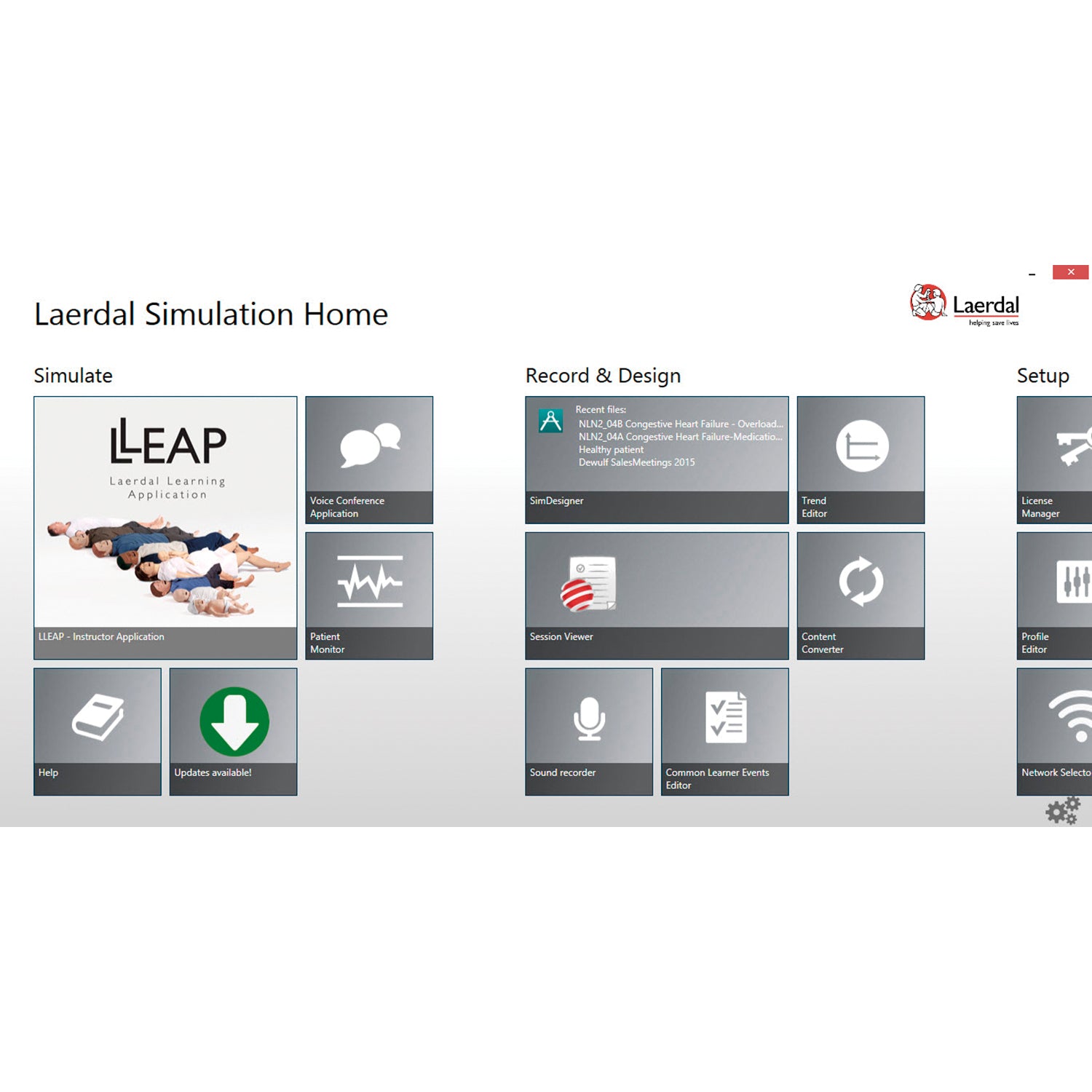 Laerdal® SimPad® PLUS System ซอฟต์แวร์ LLEAP – Nasco Healthcare