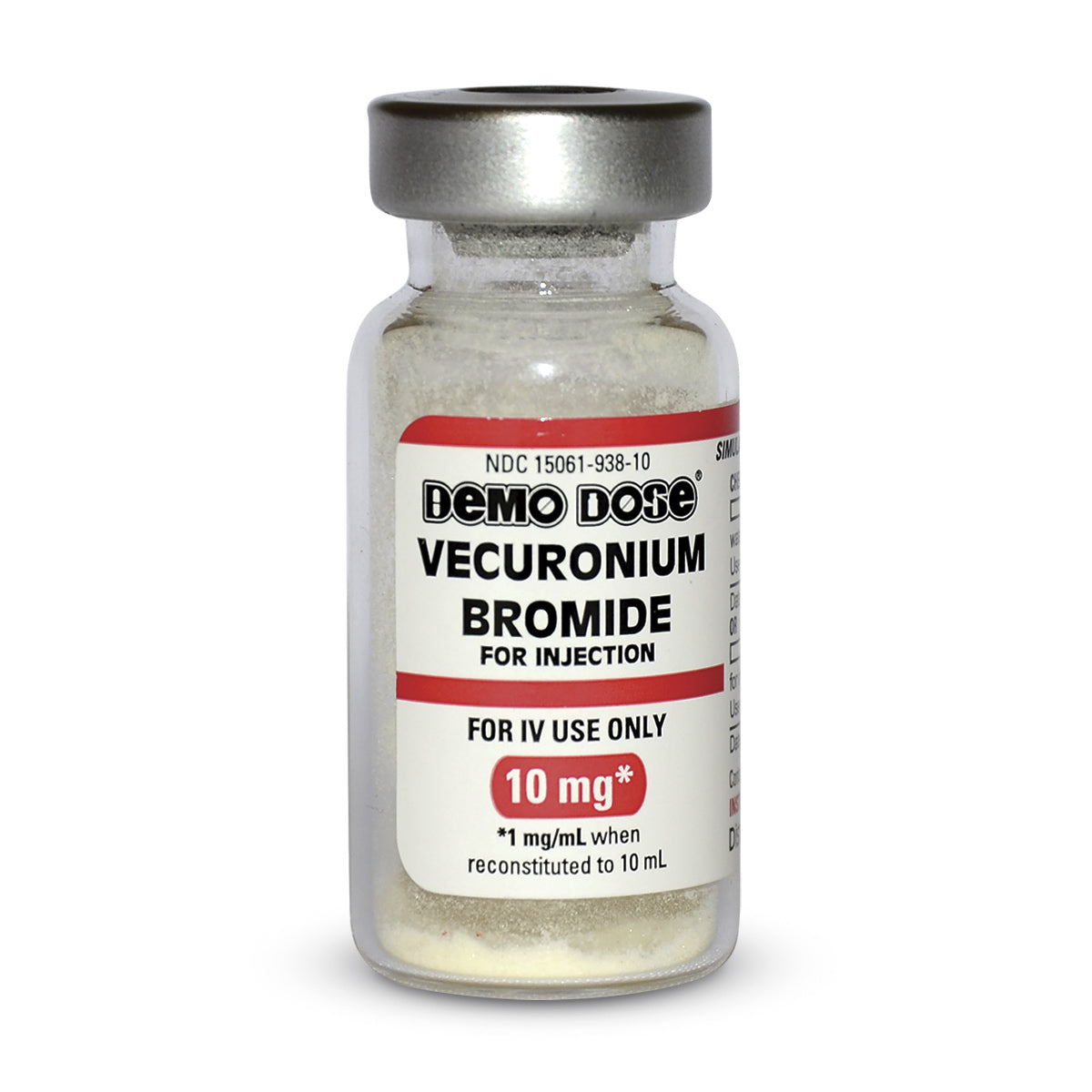 Demo Dose® Vecuronium Bromide - 10 ml [SKU: PN01251] – Nasco Healthcare