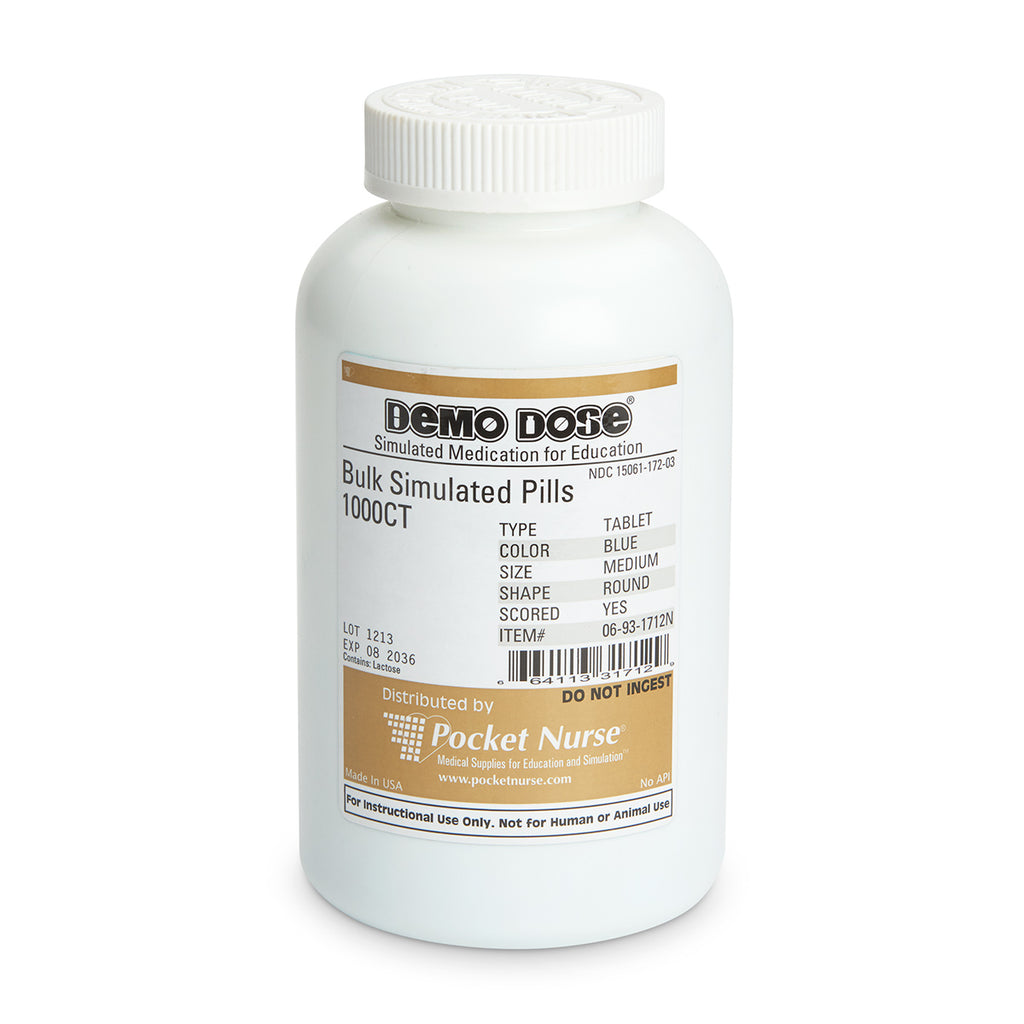 Demo Dose® Bulk Simulated Meds - Tablets - Scored – Nasco Healthcare